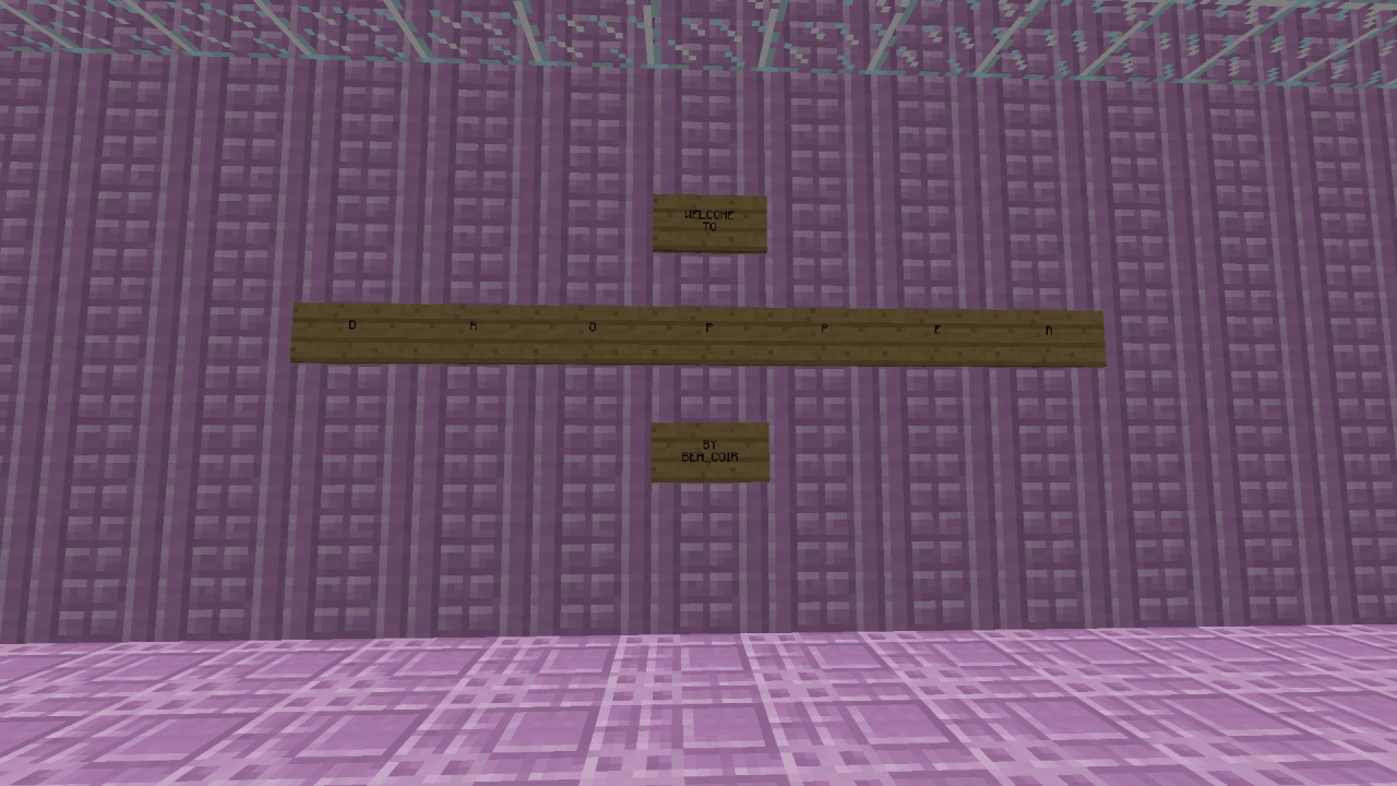 DROPPER AND MORE Minecraft Map