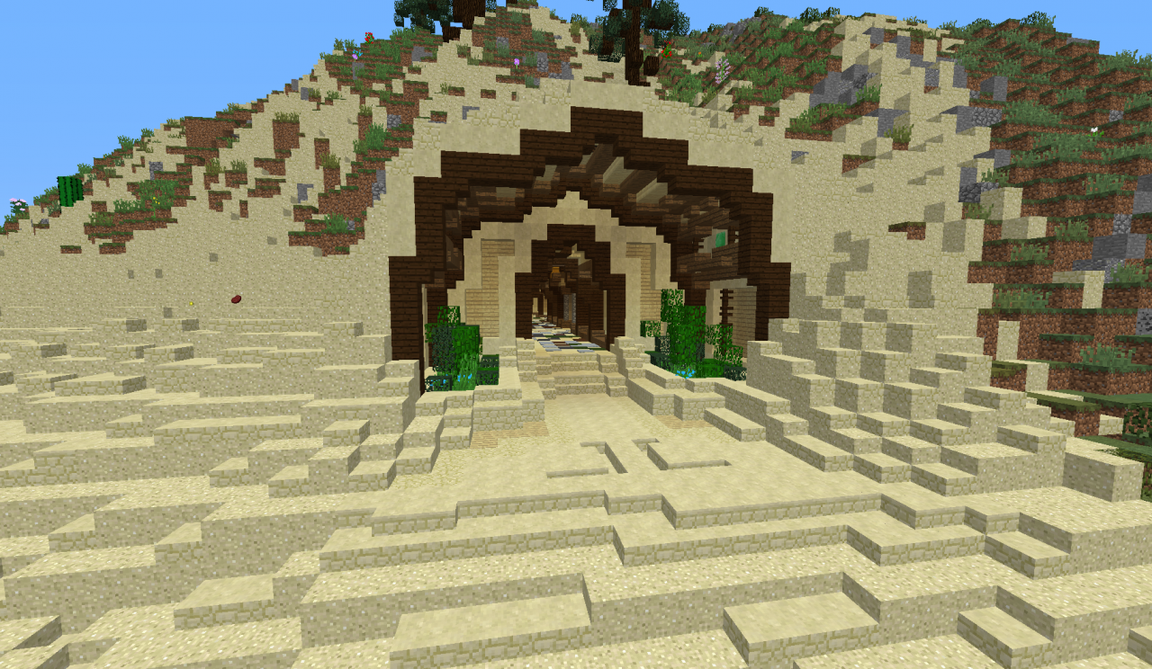 Desert styled faction spawn Minecraft Map