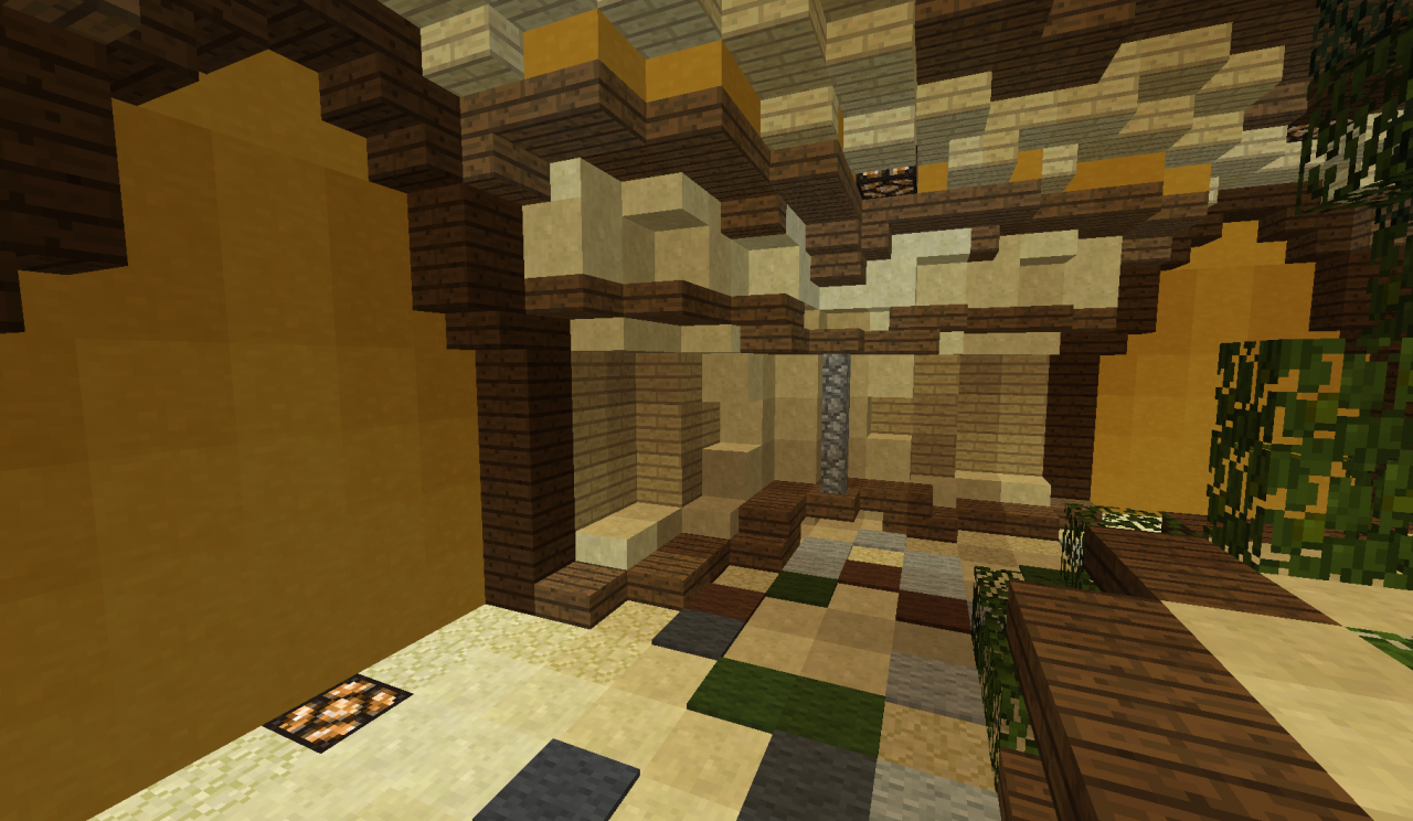 Desert styled faction spawn Minecraft Map