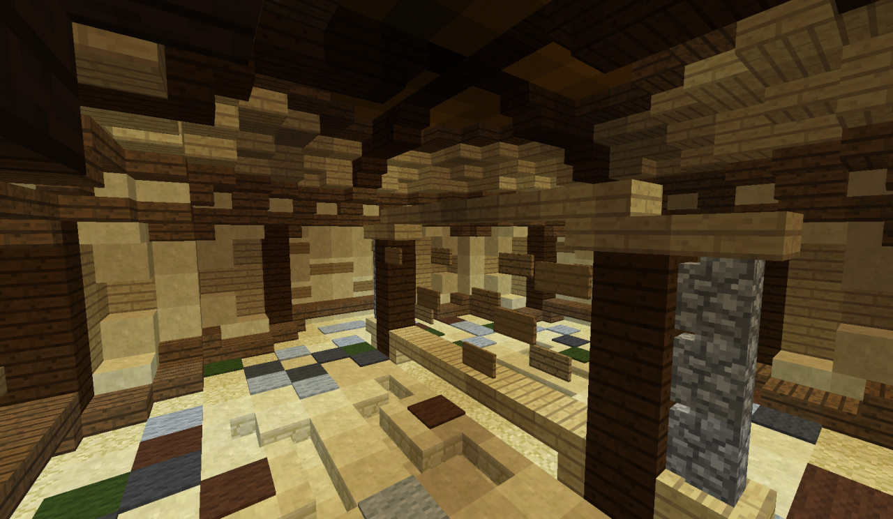 Desert styled faction spawn Minecraft Map