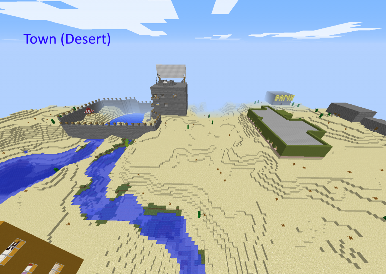Town (Desert) Minecraft Map