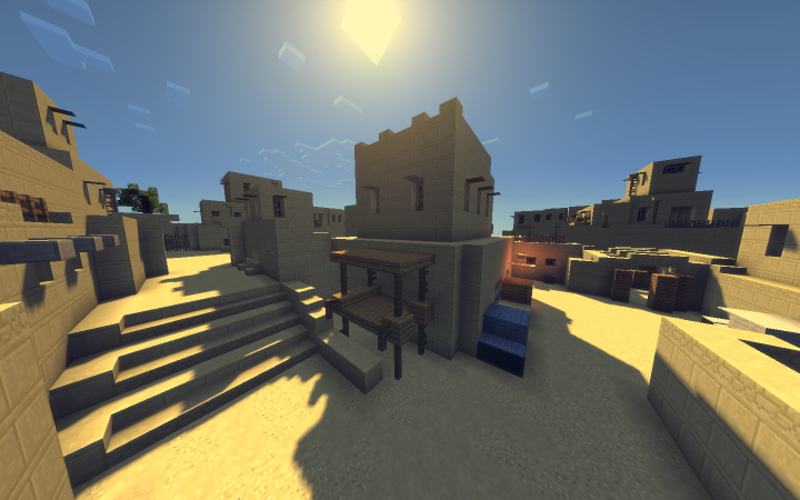 CS:GO Minecraft DE_DUST2 Minecraft Map