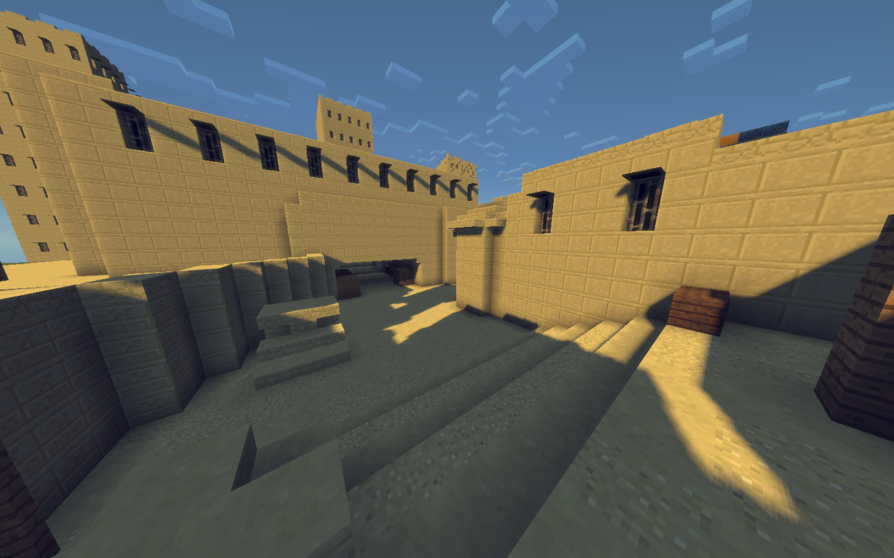 CS:GO Minecraft DE_DUST2 Minecraft Map