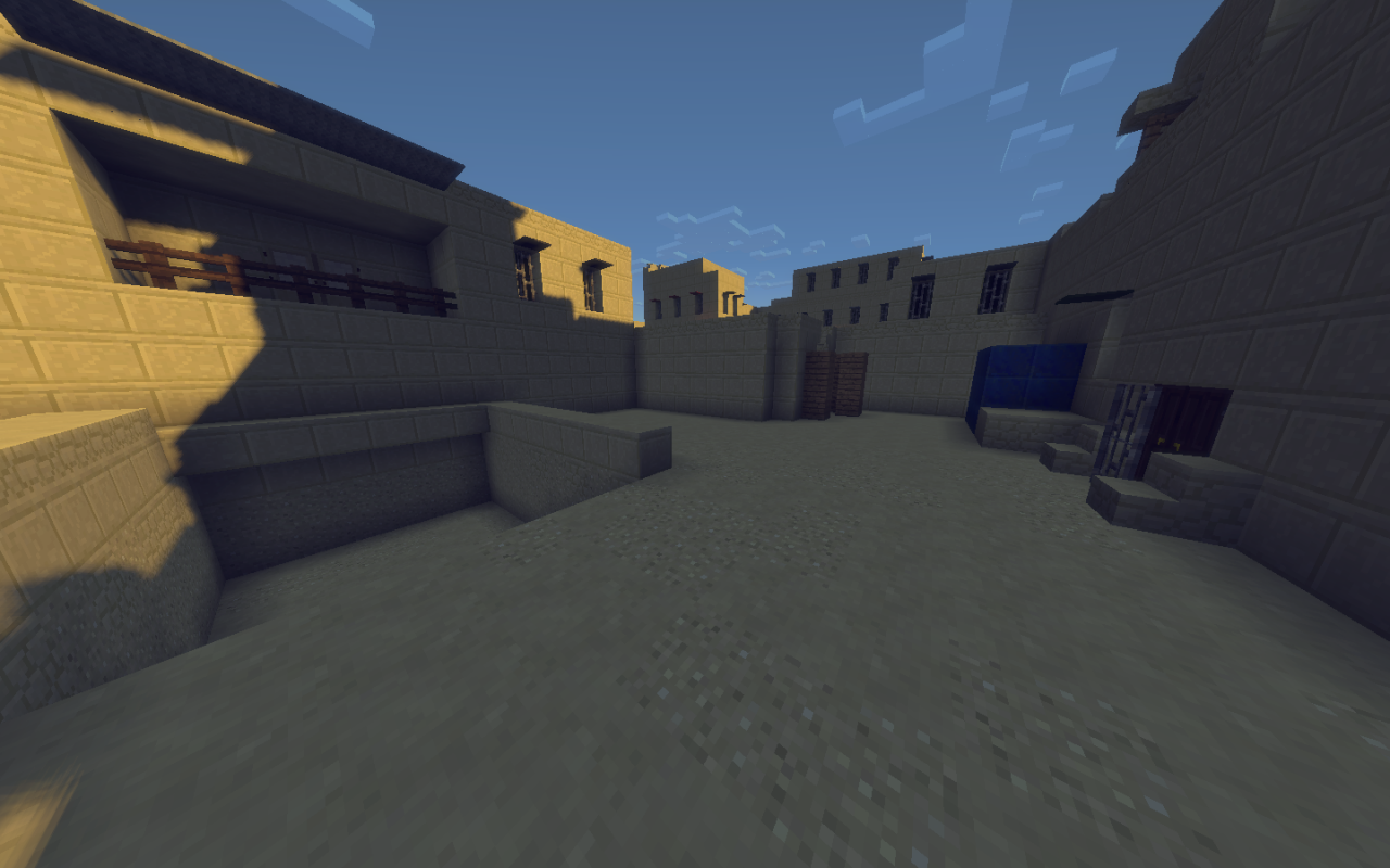 CS:GO Minecraft DE_DUST2 Minecraft Map