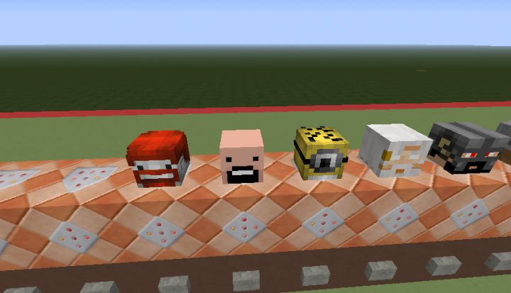 Collection of heads Minecraft Map