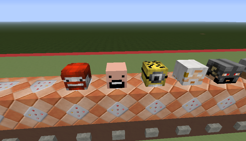 Collection of heads Minecraft Map