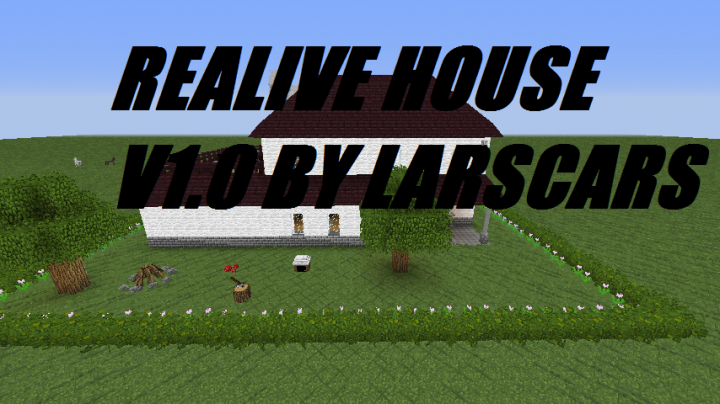 Realife House whit Modpack link in the discription! V1.7.10 Minecraft Map