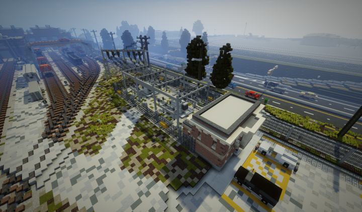 Huntington ENR Yard | TRS Minecraft Map