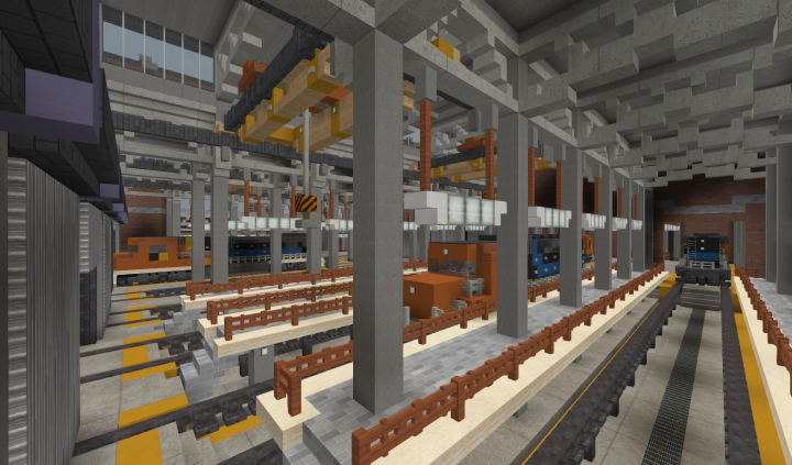 Huntington ENR Yard | TRS Minecraft Map