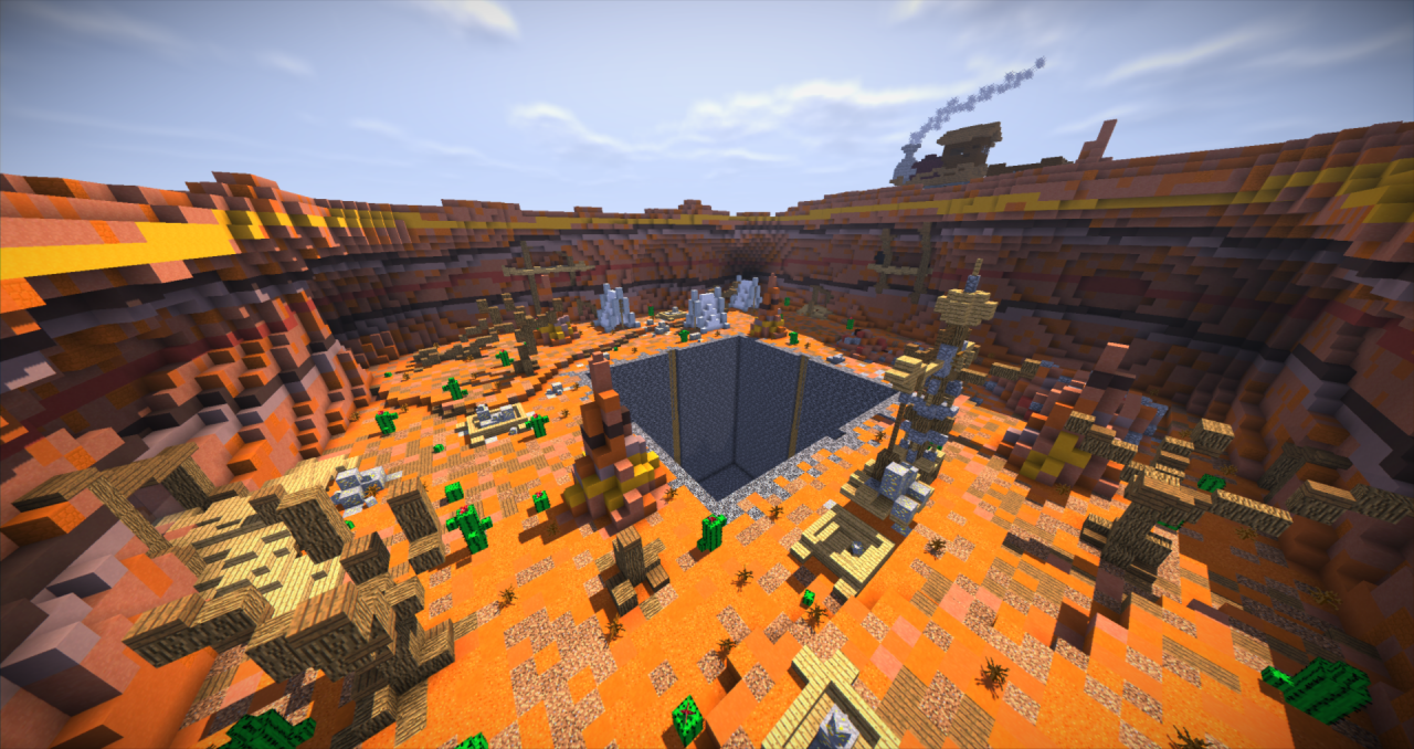 | Wild West / Mesa Themed Prison Mine | Minecraft Map