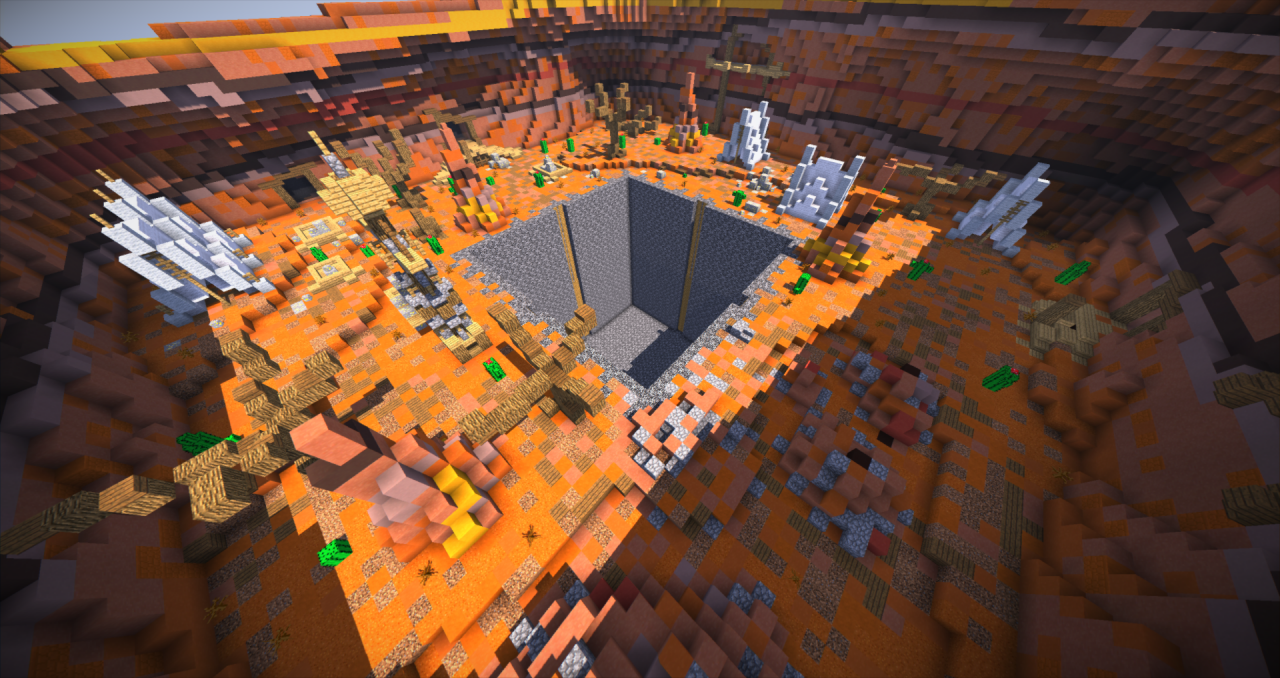 | Wild West / Mesa Themed Prison Mine | Minecraft Map