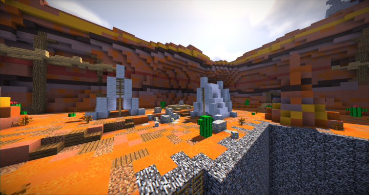 | Wild West / Mesa Themed Prison Mine | Minecraft Map