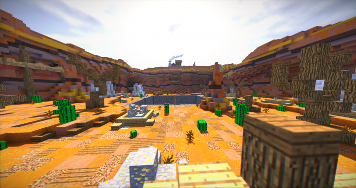 | Wild West / Mesa Themed Prison Mine | Minecraft Map