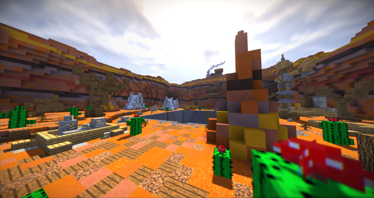 | Wild West / Mesa Themed Prison Mine | Minecraft Map