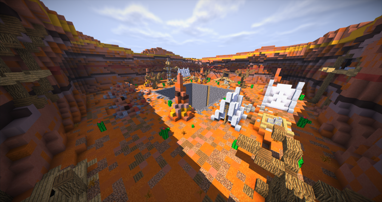 | Wild West / Mesa Themed Prison Mine | Minecraft Map