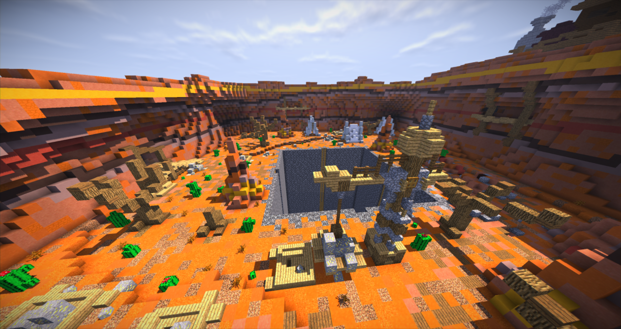 | Wild West / Mesa Themed Prison Mine | Minecraft Map