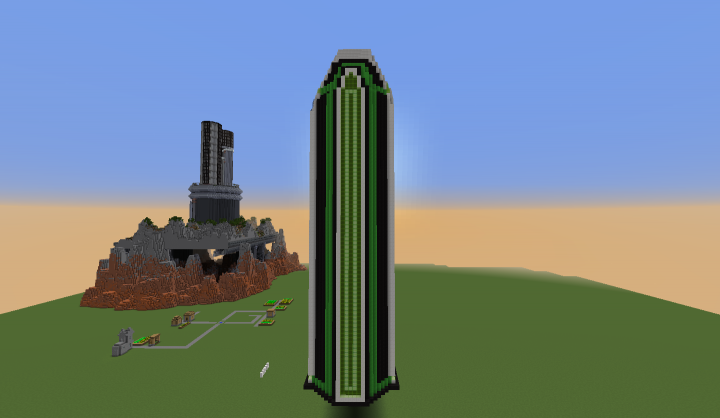 Futuristic Space Ship Minecraft Map