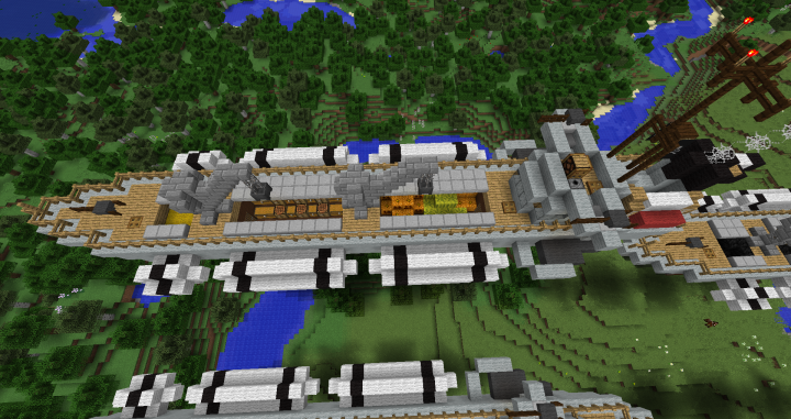 Freedom- Class Airship Freighter Minecraft Map