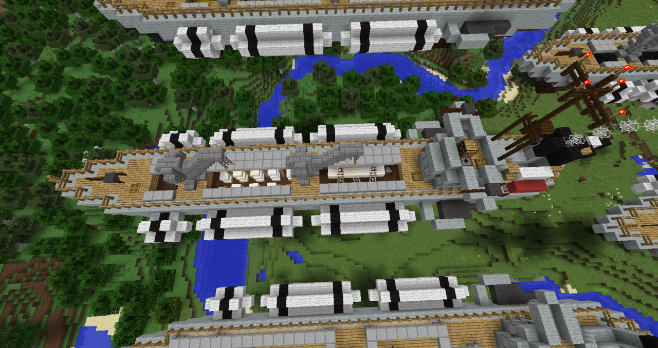 Freedom- Class Airship Freighter Minecraft Map