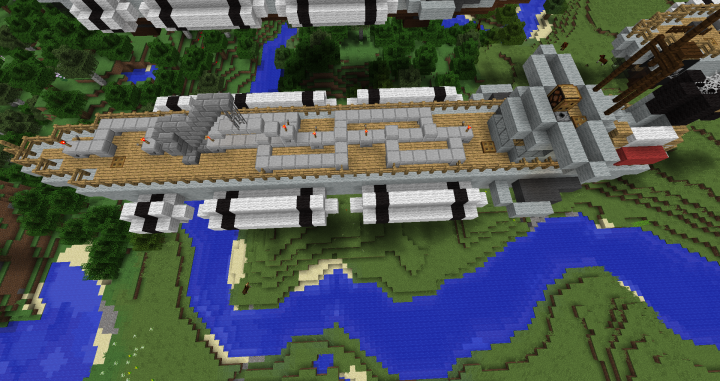 Freedom- Class Airship Freighter Minecraft Map