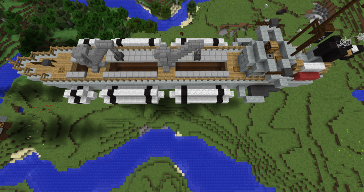 Freedom- Class Airship Freighter Minecraft Map