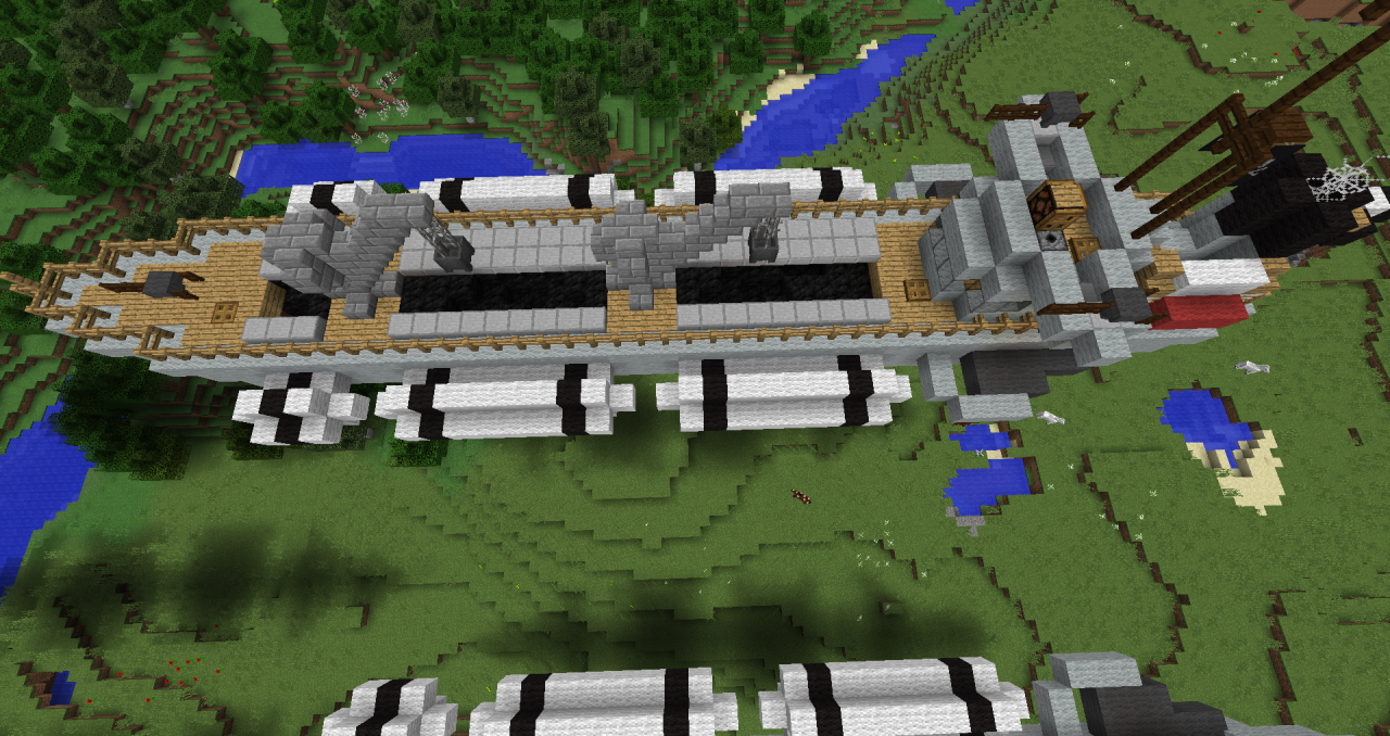 Freedom- Class Airship Freighter Minecraft Map
