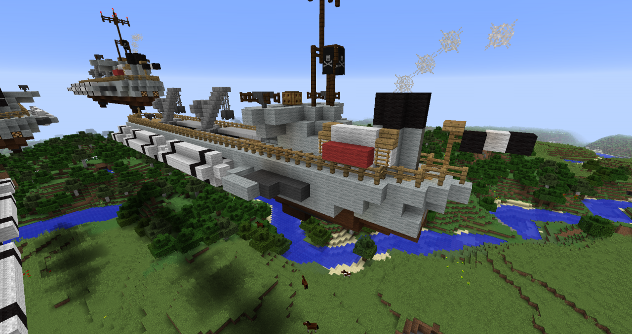 Freedom- Class Airship Freighter Minecraft Map
