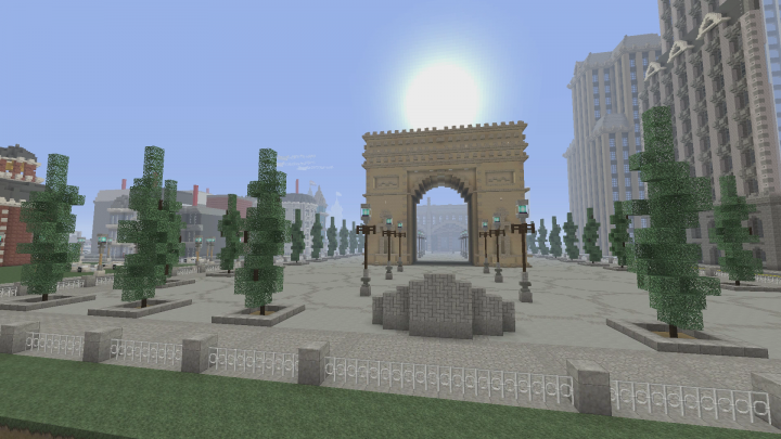 Arc de Triomphe Minecraft Map