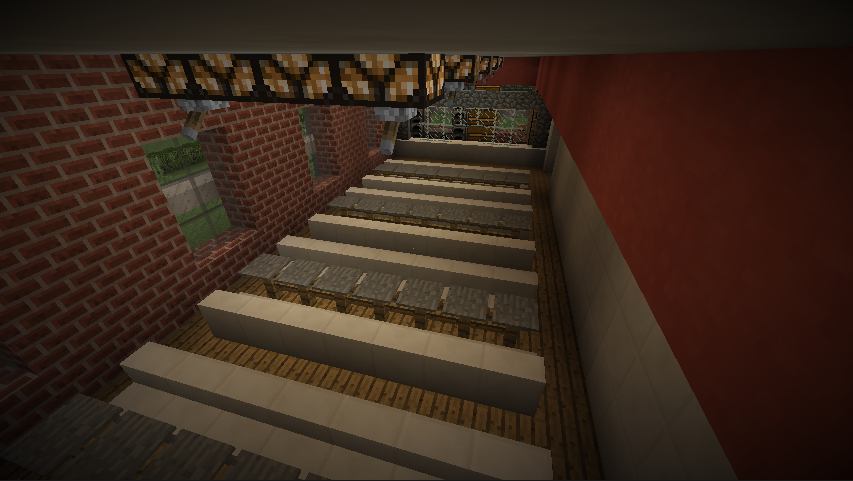 School + BIRDS EYE VIEW OF CITY SO FAR - CIty Project Minecraft Map