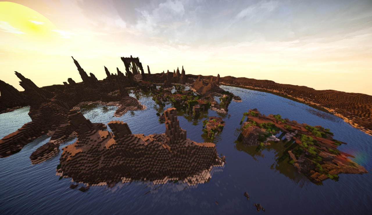 Circle towers Minecraft Map