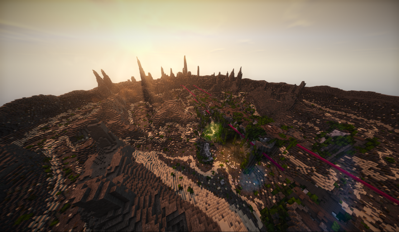 Circle towers Minecraft Map