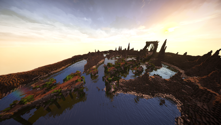 Circle towers Minecraft Map