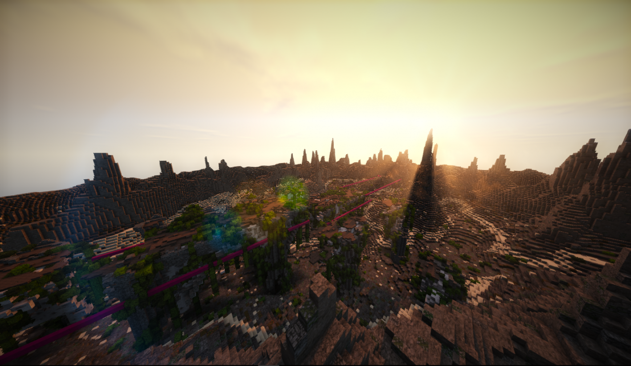 Circle towers Minecraft Map