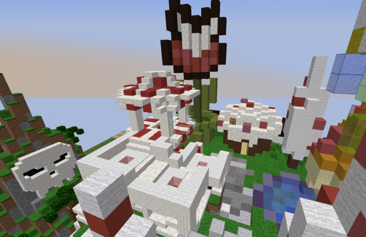 Creative Pixel Art Spawn [GREAT SPAWN!] Minecraft Project