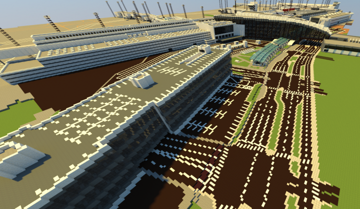 Kastrup 1-3 terminals Minecraft Map