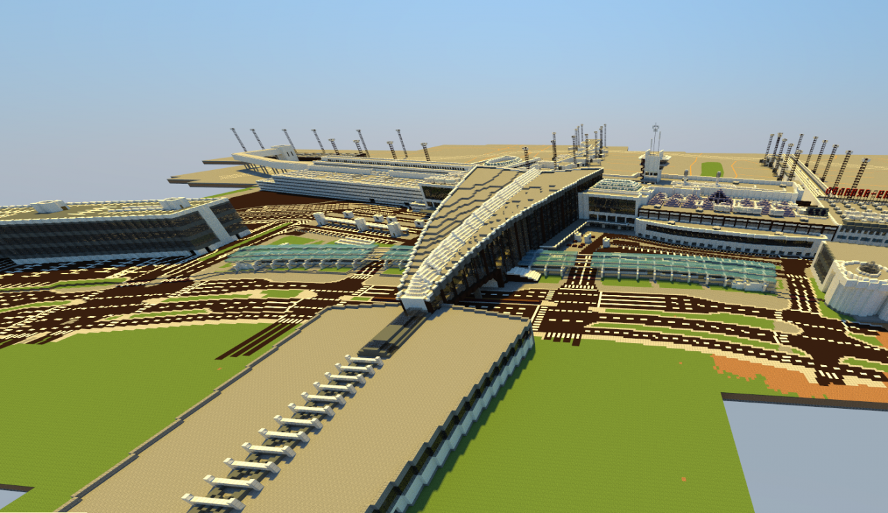 Kastrup 1-3 terminals Minecraft Map