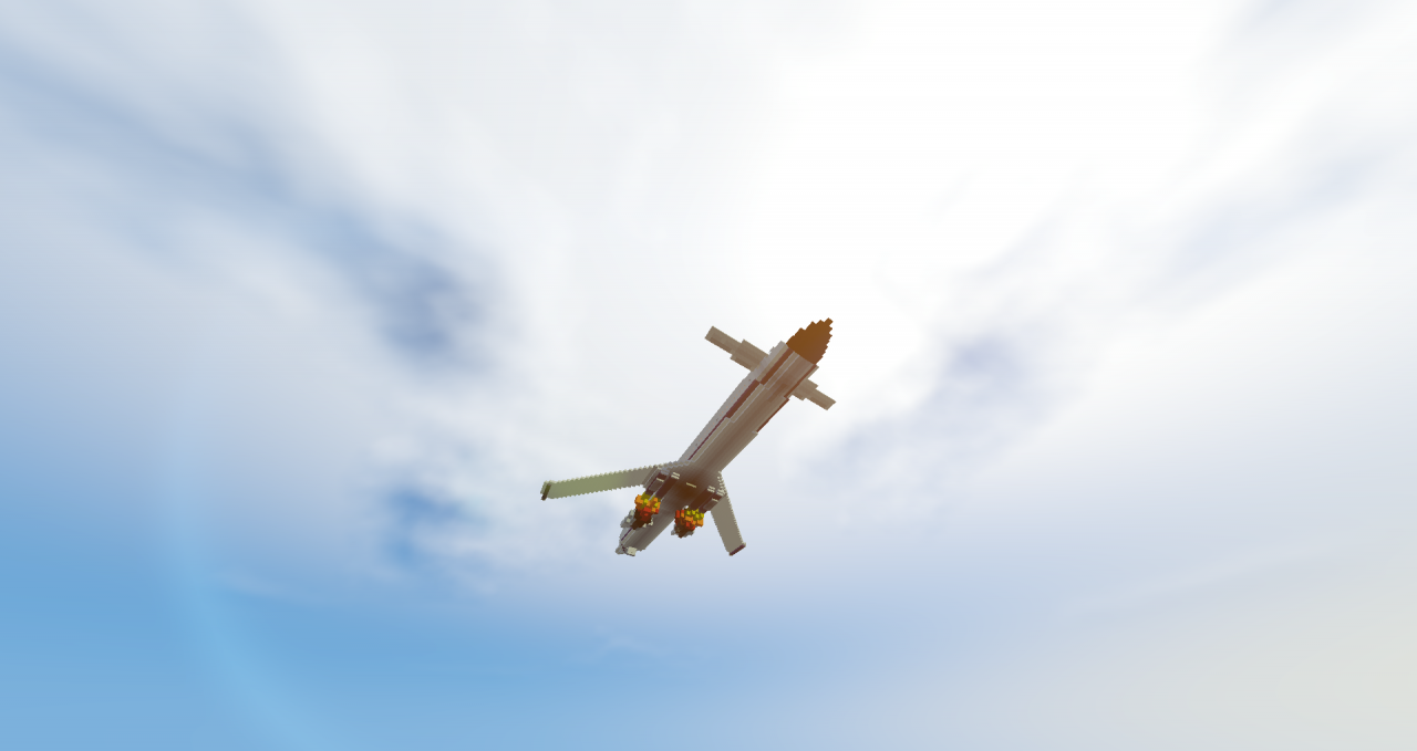 Supersonic Airliner Mk.2 | Aircraft collection by Wooouh | Number (4) Minecraft Map