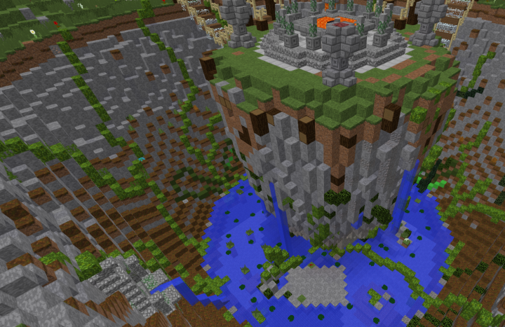 Forgotten Island (server spawn?) Minecraft Map