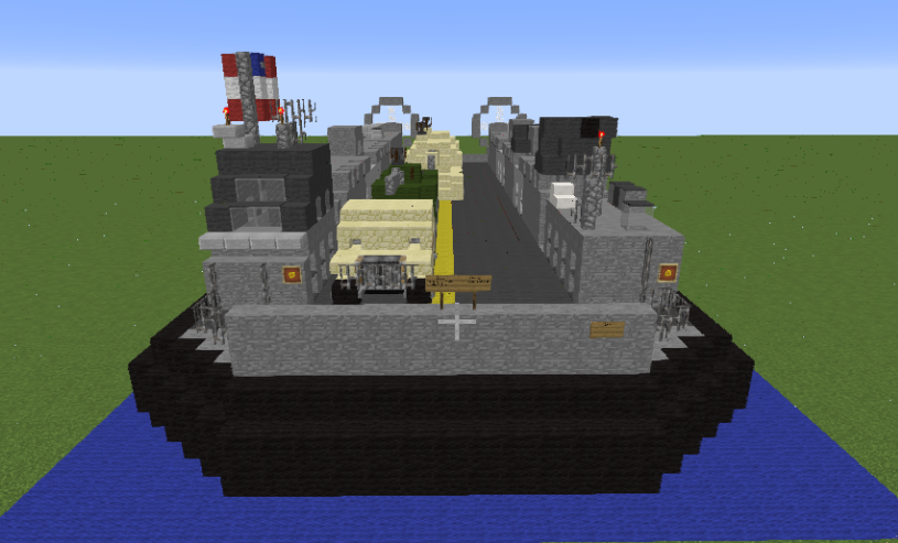 LCAC( Landing Craft Air Cushion) Minecraft Map