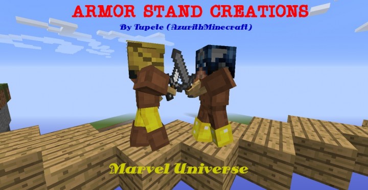 ARMOR STAND CREATIONS Minecraft Map