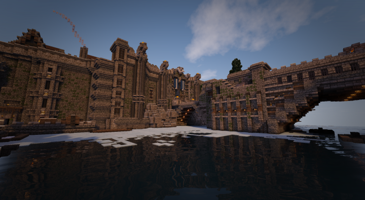 The Elder Scrolls V Skyrim: Windhelm Minecraft Map