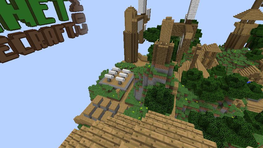 Village of Woodblock Minecraft Map