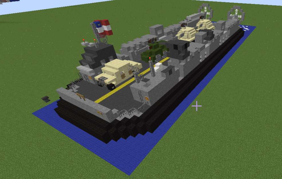 LCAC( Landing Craft Air Cushion) Minecraft Map