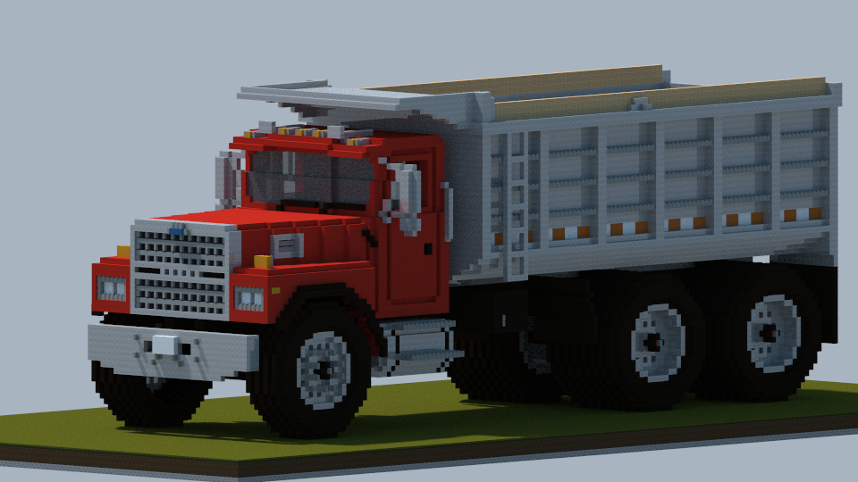 Minecraft Giant Ford LTL9000 Dump Truck Minecraft Map