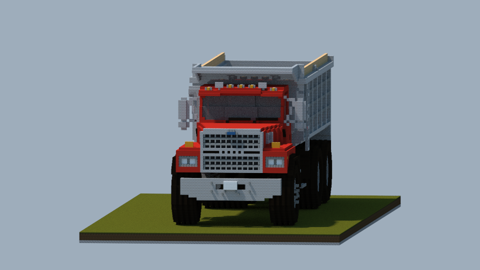Minecraft Giant Ford LTL9000 Dump Truck Minecraft Map