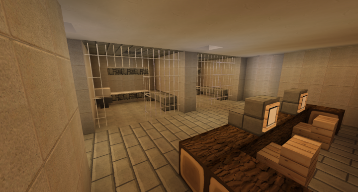 Police Station 01 // Sunset Hills Police Department Minecraft Map