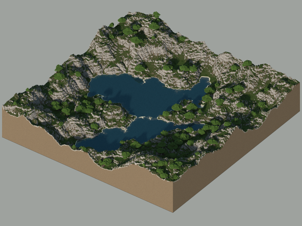 Magic lake Minecraft Map