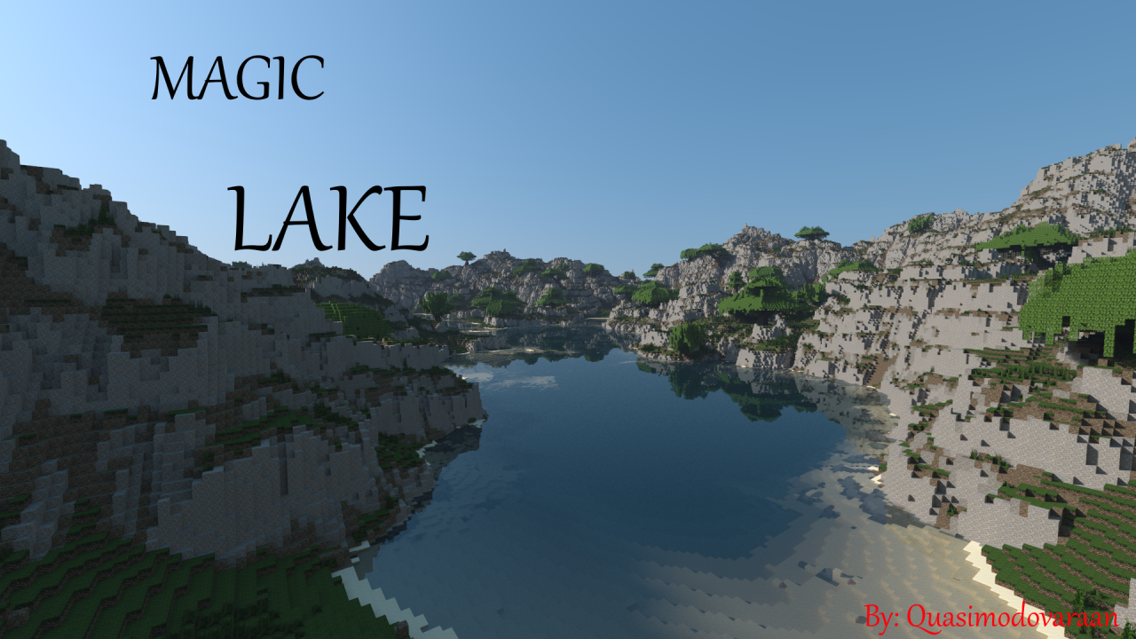 Magic lake Minecraft Map