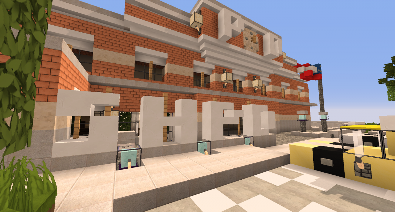 Police Station 01 // Sunset Hills Police Department Minecraft Map