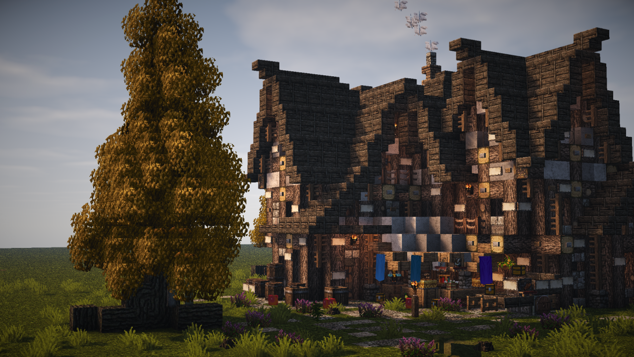 Large Medieval Home Minecraft Map